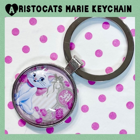 Accessories | Disney Aristocats Keychain Marie Keychain Kawaii | Poshmark